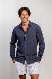 Slate Grey Long Sleeve Nashie | Unisex Rashie Shirt Alternative