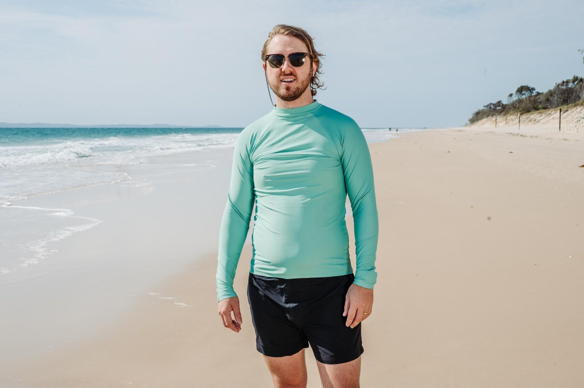 Olive Green Nashie - A Beautiful Men’s Short Sleeve (not a) Rashie