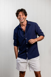 Navy Blue Long Sleeve Nashie | Premium Unisex Rashie Shirt